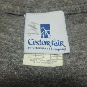 Cedar Fair | Shirts | Cedar Point Shirt 87 Xl Usa Roller Coasters ...